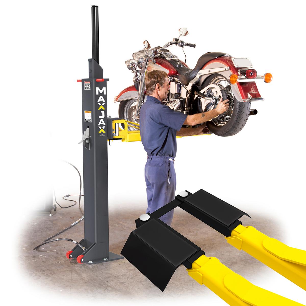 MaxJax Motorcycle and ATV Lift Adapter Kit Motorcycle lift adapter Bike ...